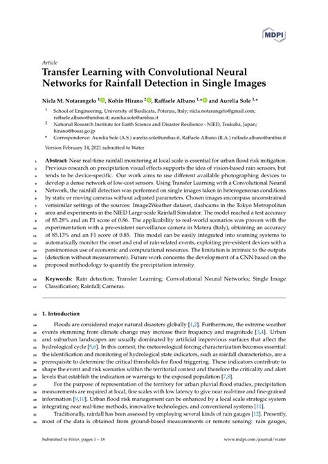 pdf transfer learning with convolutional neural networks for rainfall