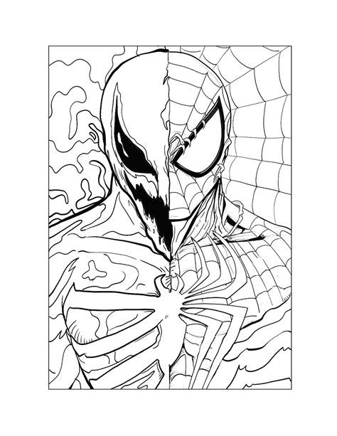 Venom Coloring Pages Printable Coloring Pages Free