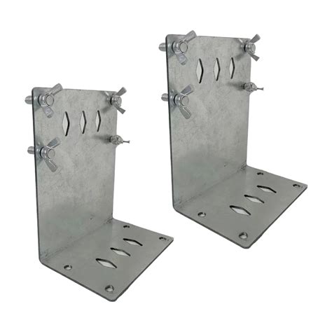 Ruisinery Steel Wall Mount Brackets Heavy Duty Steel Leveling Brackets