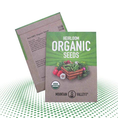 Vegetable Seed Boxes Ez Packaging