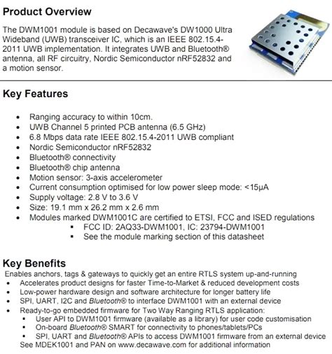 Dwm1001c Module Dwm1001 Dev V40 Uwb Development Board Buy Dwm1001c