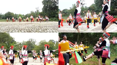 彝族阿细人跳月视频素材下载