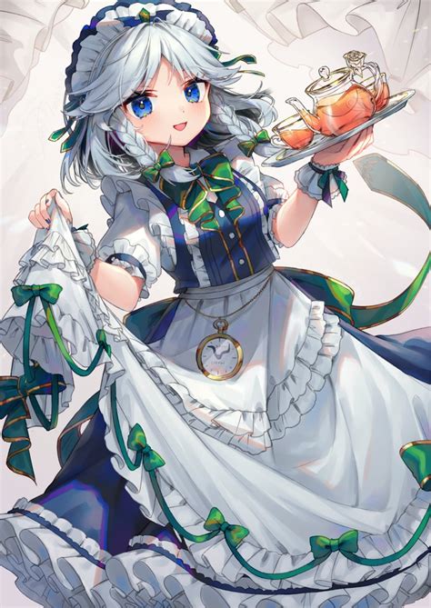 Izayoi Sakuya Touhou Drawn By Gunjou Row Danbooru