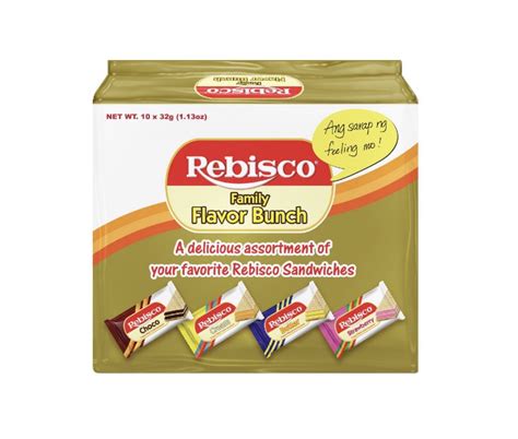 Rebisco Sanwich Flavor Bunch Assorted 32gx10 Bayanmall Online Shopping