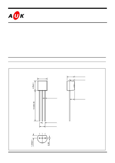 S9013 datasheet(1/3 Pages) AUK | NPN Silicon Transistor