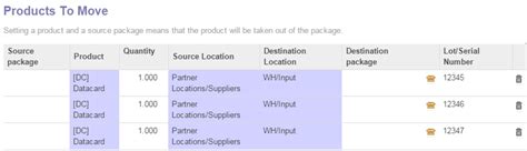 associate multiple serial numbers with a single inventory item odoo