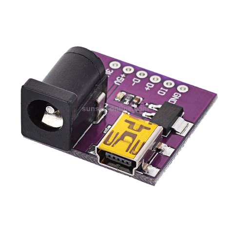 전자 Diy 용 미니 Usb Dc 전력 변환기 모듈 보라색