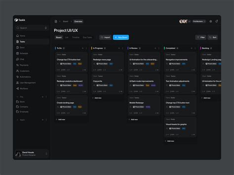 Tasks Dark Mode By David Markov™ On Dribbble