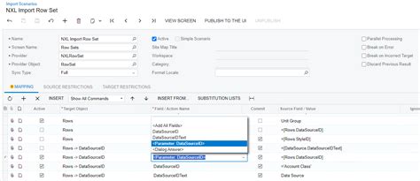 Issue With Row Set Import Scenario For The Data Source Column Community