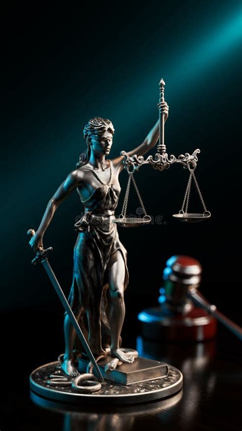 Legal Concept Themis Is The Goddess Of Justice And The Judgeand X27s