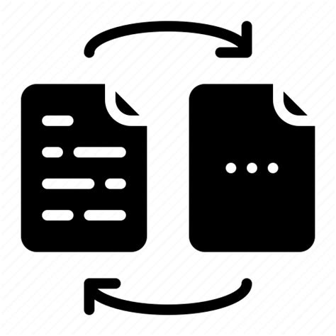 Convert Document File Folder Icon