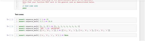 Solved Question Write A Function Named Sequence Mult Seg Chegg