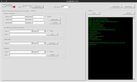Github Jeffcostesp8266luauploader Lua Uploadereditor For Esp8266