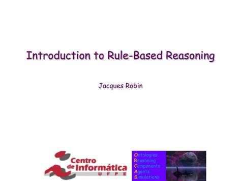 Ppt Introduction To Rule Based Reasoning Powerpoint Presentation Free Download Id3972331