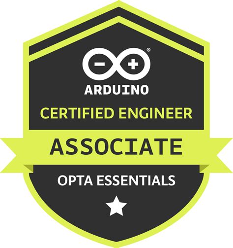 Opta Essentials Course Ace 100 • Arduino • Accredible • Certificates