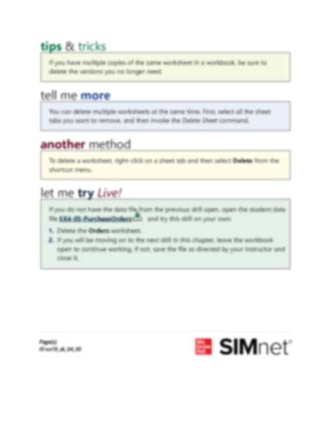 SOLUTION Excel Chapter Formatting Worksheets And Managing The