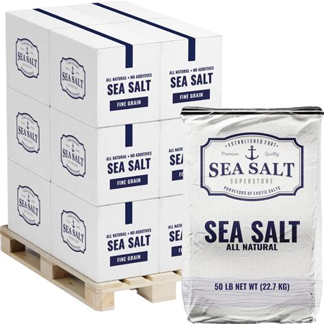 Bulk Sea Salt Non Iodized And Kosher Fine Sea Salt For