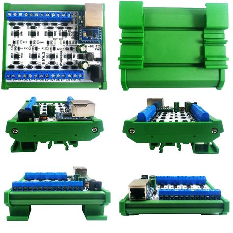 Ethub18 8ch Dc12 24v Ethernet Network Rs485 Hub Converter For Udp Tcp