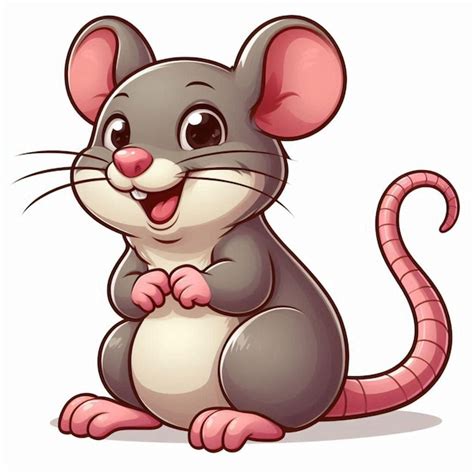 Cute Rat Vector Cartoon Illustration Premium Ai Generated Vector