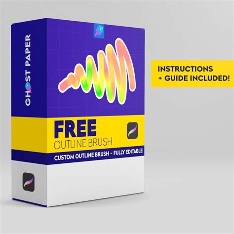 Free Outline Brush For Procreate Librium