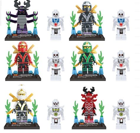 Ninjago Kit Bonecos Lloyd Ninja Go Dourado General Lego R Em Mercado Livre