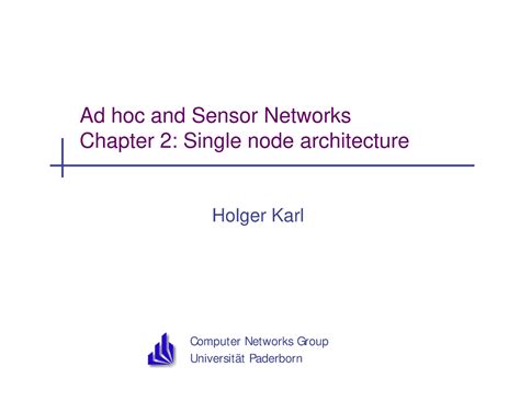 2 Sensys Ch2 Single Node Computer Networks Groupuniversität