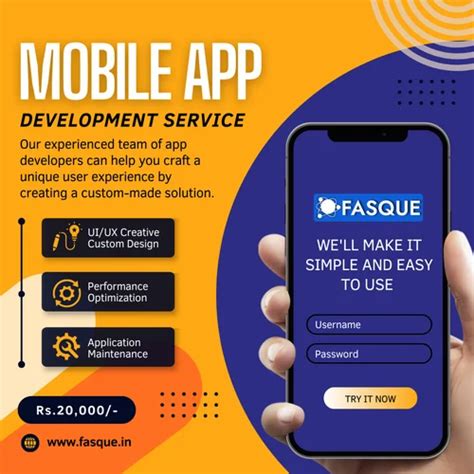 Mobile Application Development Services At Rs Project In Amravati ID