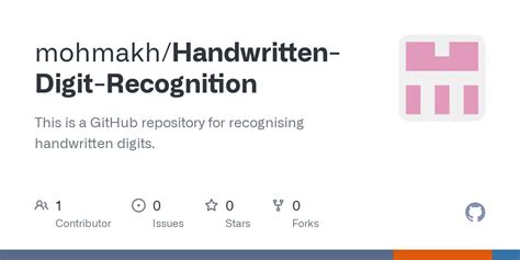 Github Mohmakhhandwritten Digit Recognition This Is A Github