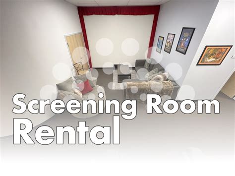 Screening Room Rental — Milford Tv