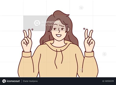 Best Girl Giving Selfie Pose Illustration Download In Png And Vector Format