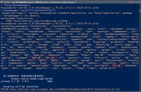 Clusterprofiler安装及报错解决 哔哩哔哩