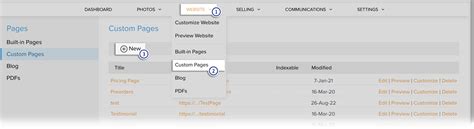 Creating General Use Custom Pages Zenfolio Classic Support Center