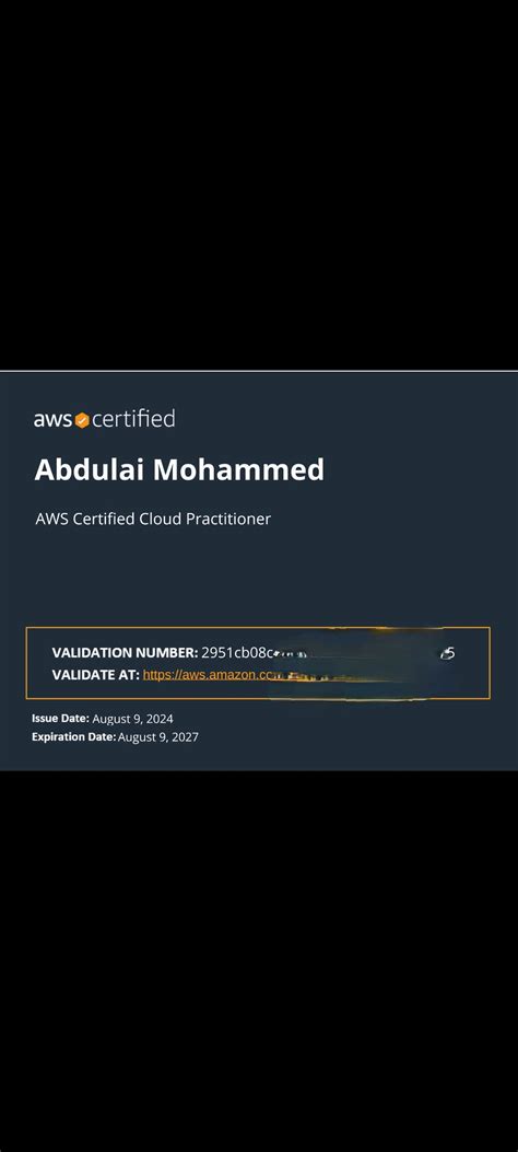 Abdulai Mohammed On Linkedin Aws Cloud Practitioner