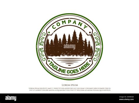 Vintage Pine Spruce Cedar Conifer Cypress Hemlock Evergreen Fir Tree