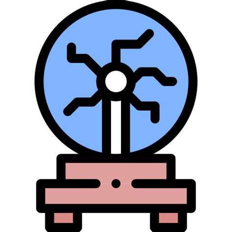 Plasma Ball Detailed Rounded Lineal Color Icon