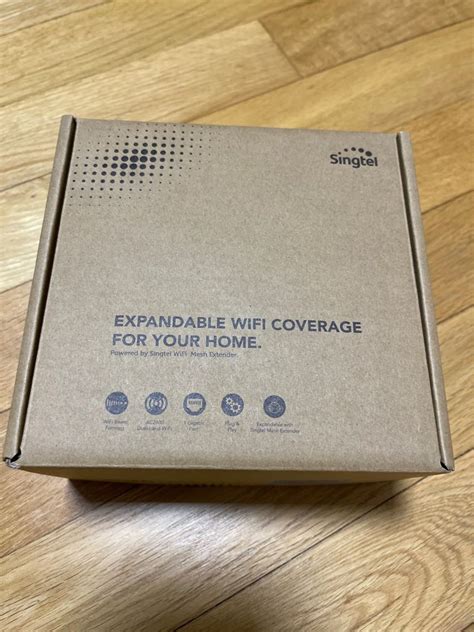 Bnib Singtel Mesh Extender Single Pack Computers Tech Parts Accessories Networking On