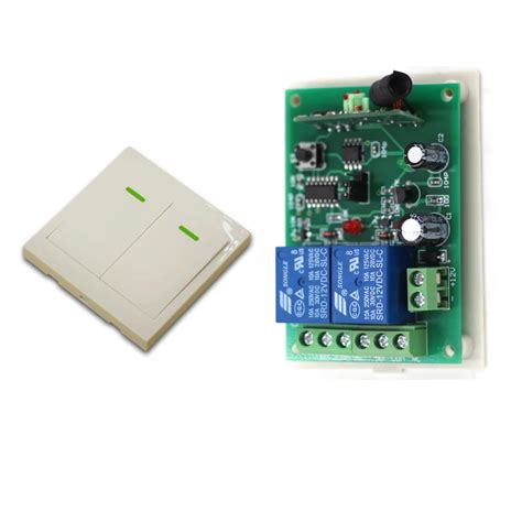 Smart Home Wireless Remote Control Switch System CH Way Relay Receiver Wall Transmitter