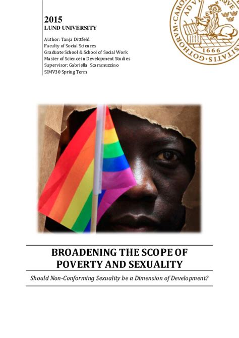 Pdf Broadening The Scope Of Poverty And Sexuality Should Non Conforming Sexuality Be A
