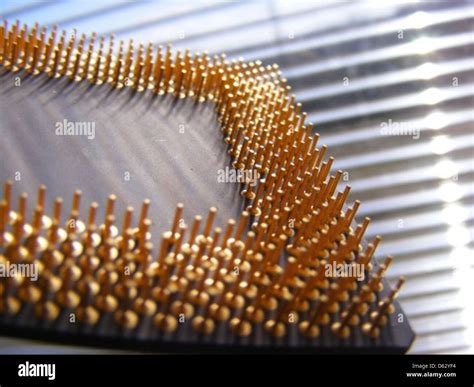 This Image Shows The Side View Of An Amd Duron 850mhz Processor With This Image Shows The Side View Of An Amd Duron 850mhz Processor With