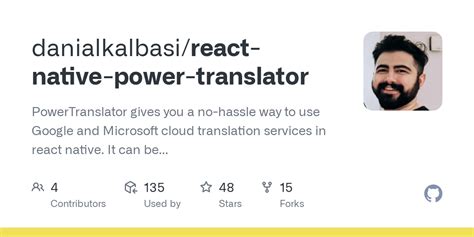 GitHub Danialkalbasi React Native Power Translator PowerTranslator Gives You A No Hassle Way