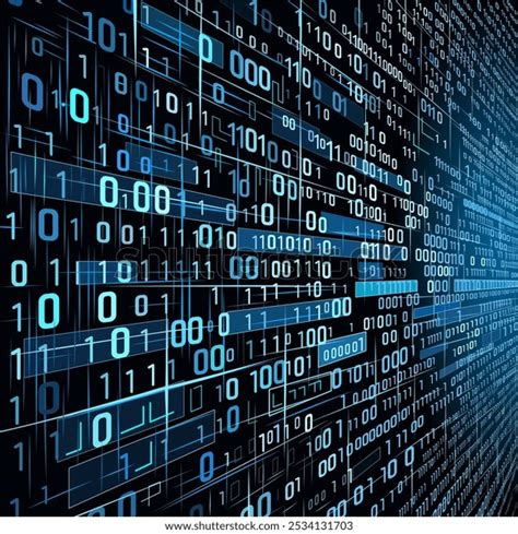 Binary Code Vector Background Binary Zero Stock Vector Royalty Free 2534131703 Shutterstock