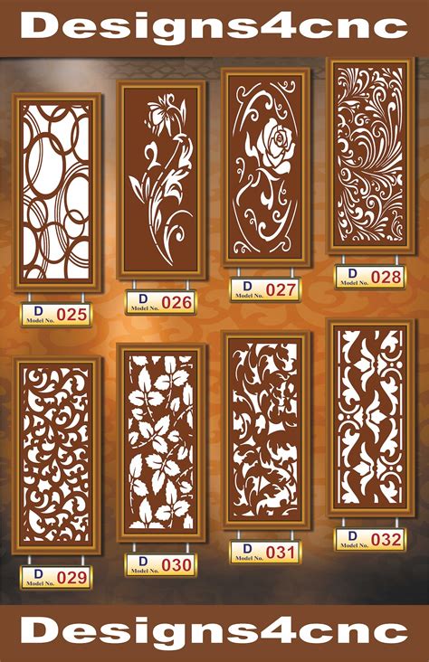 Catalog Cnc 400 Geometric Pattern Panel Templates Dxf File Etsy