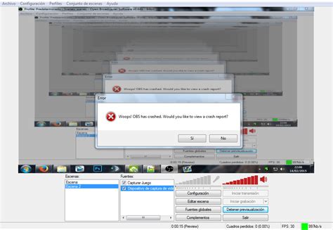 bug report bug when a camera it s added obs forums