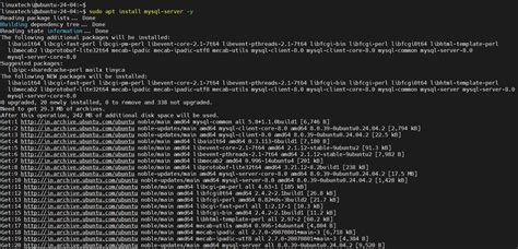 How To Install Mysql Server On Ubuntu 2404