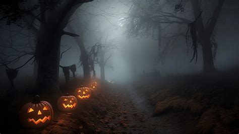 할로윈 안개 유령 공포 배경 할로윈 핼러윈 안개 배경 일러스트 및 사진 무료 다운로드 Pngtree