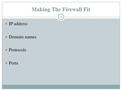 Firewall Presentation