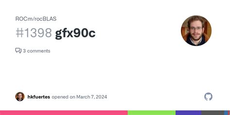 Gfx C Issue ROCm RocBLAS GitHub