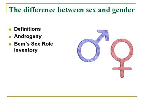 Gender Development The Difference Between Sex And Gender