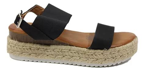 Chalas Con Plataforma Baja Colores Y Elástico Cuotas Sin Interés