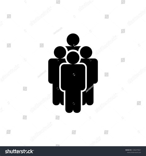 Grouping People Illustration Icons Vector Stock Vector Royalty Free